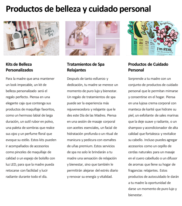 Ideas de regalo para el 10 de Mayo Día de las Madres 2024 – Practika Publicidad San Luis Potosi